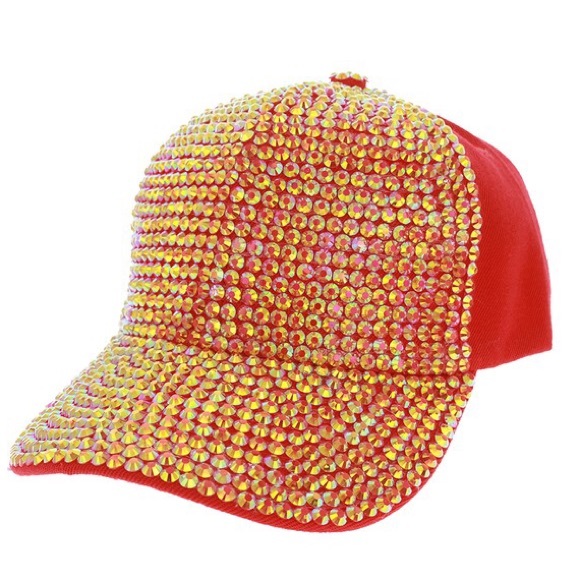 Accessories | New Colors Rhinestone Sparkly Baseball Fashion Cap | Poshmark